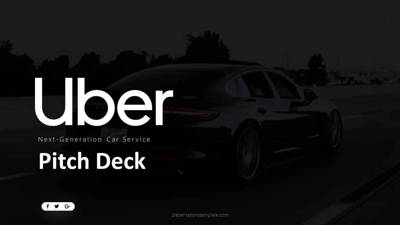 Uber Pitch Deck Template Free Ppt Pdf Presentations Template