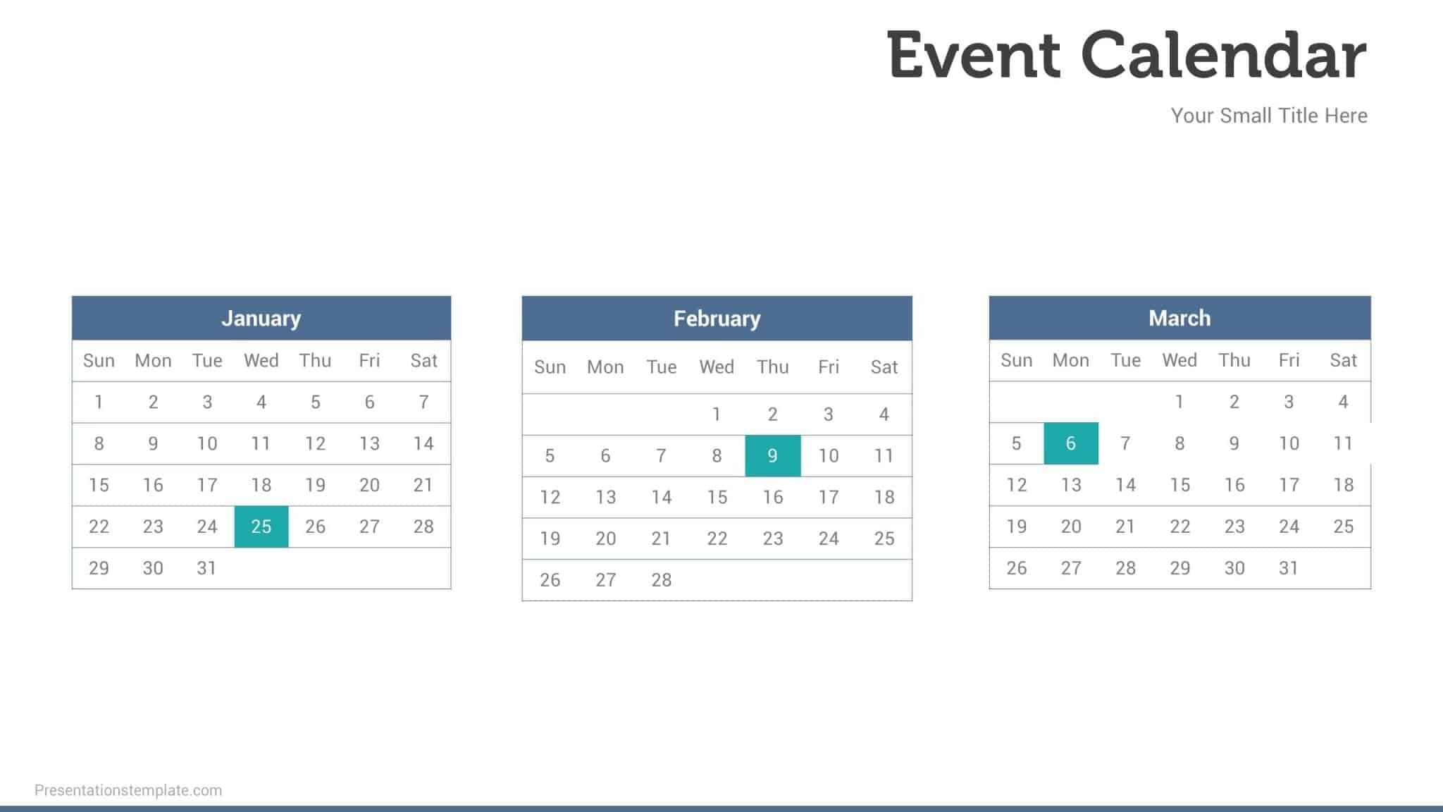 Event Slide - Presentations Template