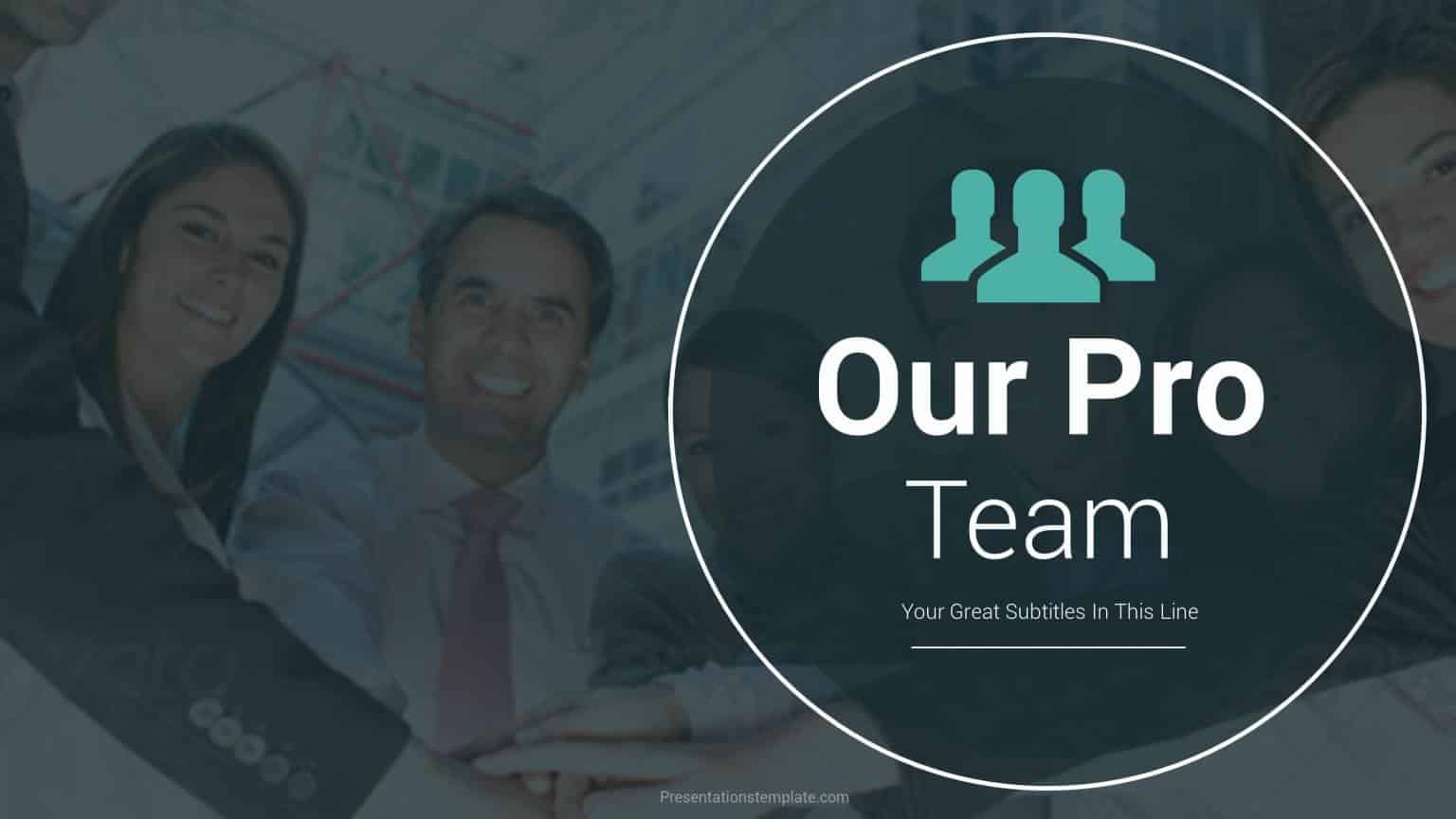Our Team Presentation Slide Our Teamslide Powerpoint Template