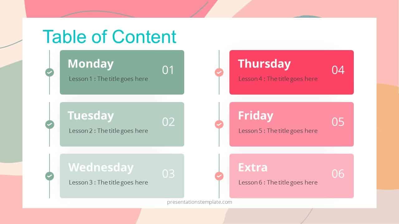 Minimalist School Weekly Planner Presentation - Presentations Template