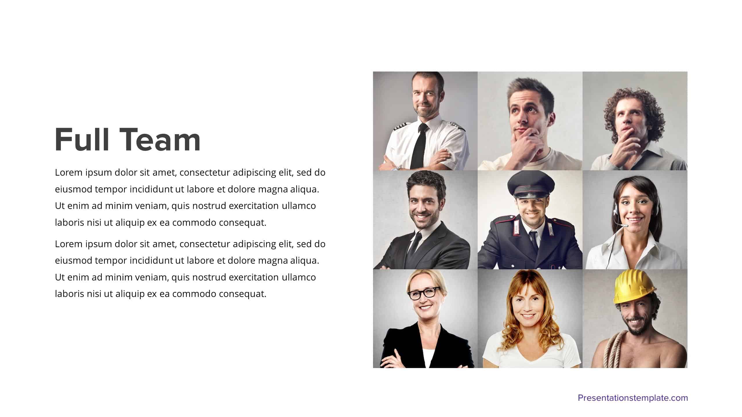 Team Management Business Plan - Presentations Template