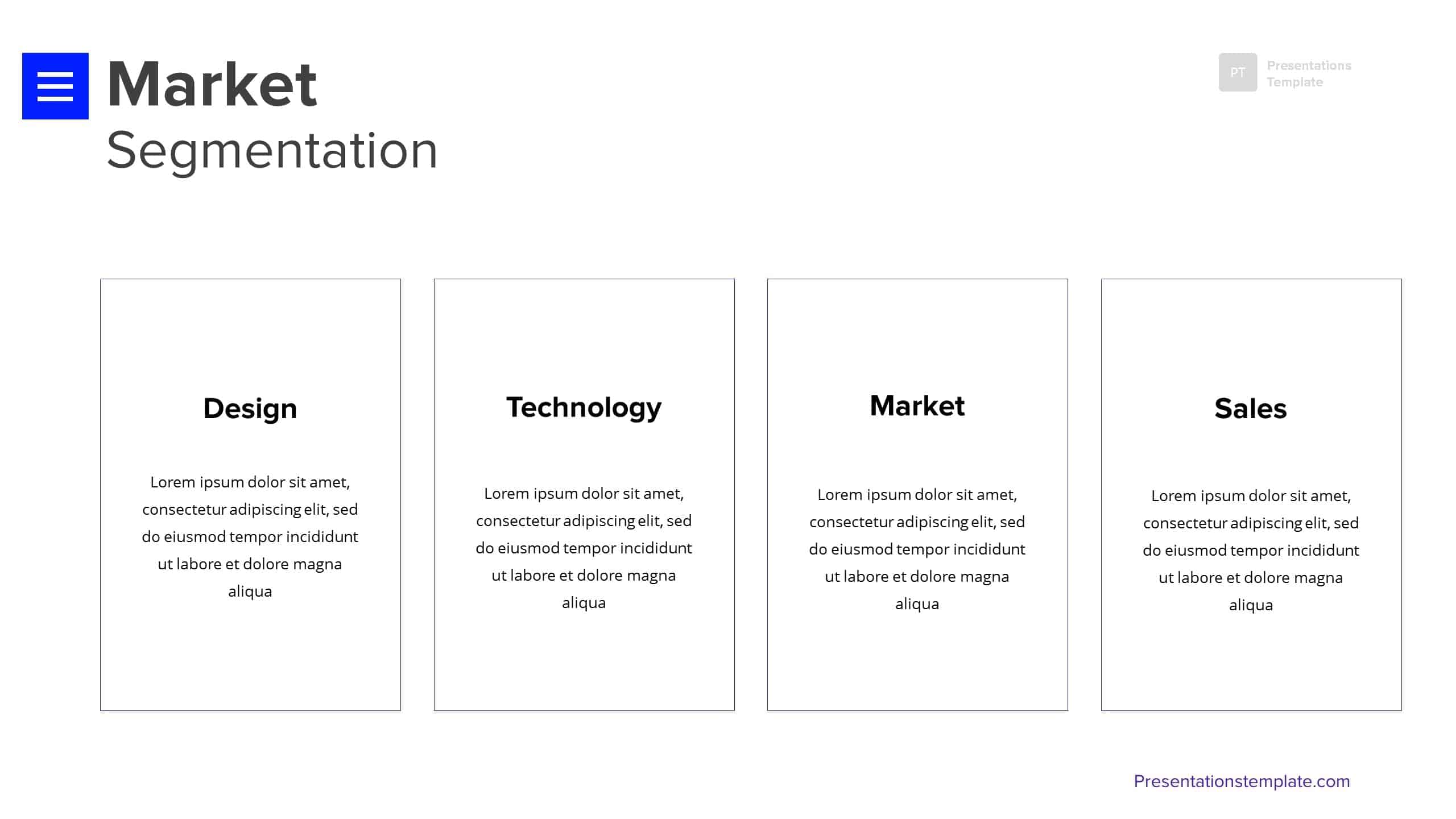 Target Market - Segmentation And Market Size - Presentations Template