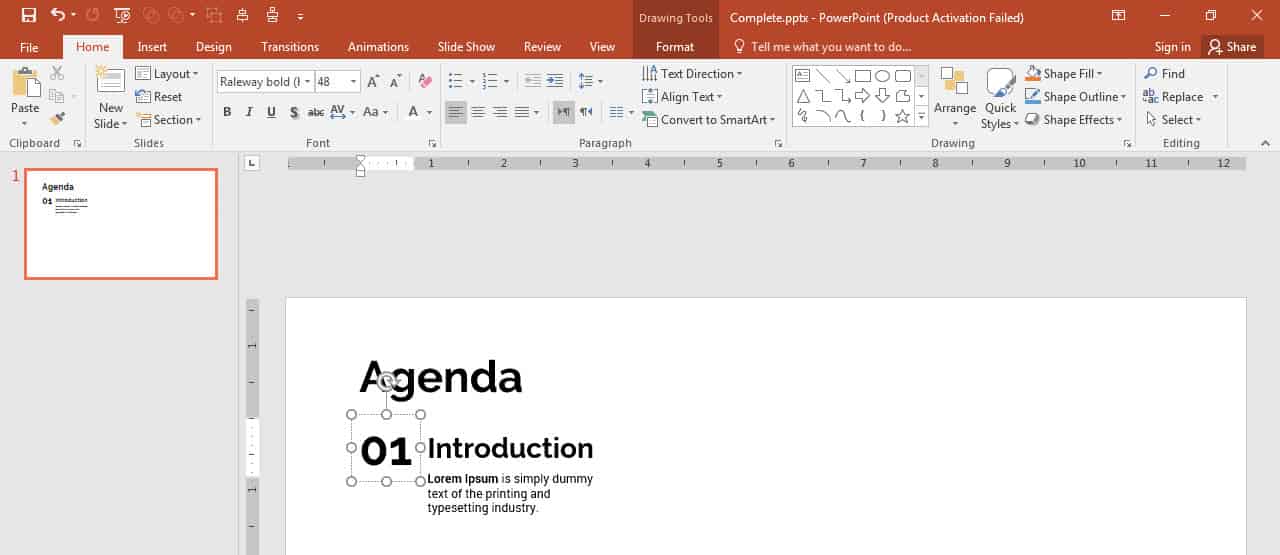 How To Create Agenda Slide In PowerPoint - Presentations Template