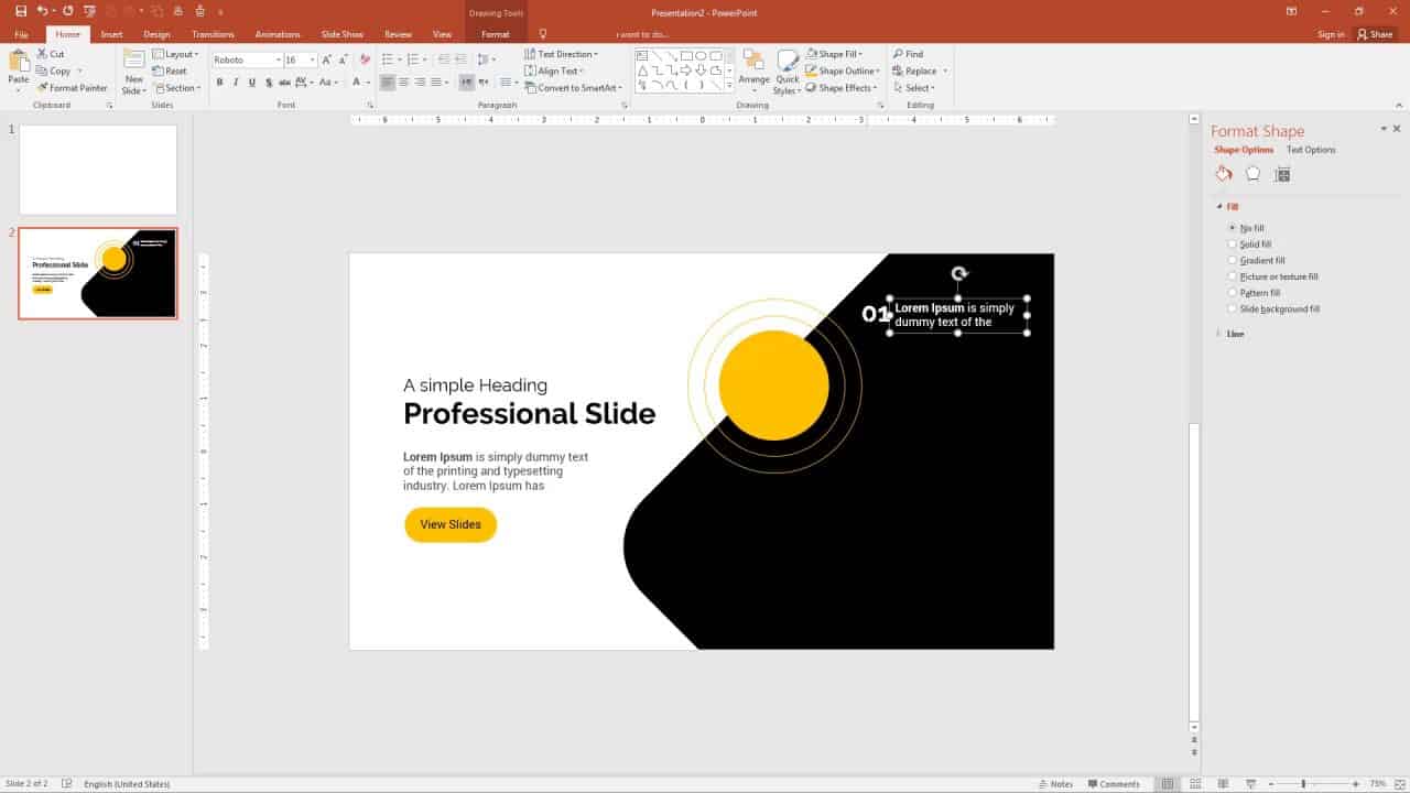 How To Make A Professional PowerPoint Slide - Design Creative Slide ...