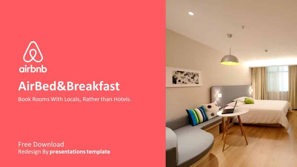 Airbnb Pitch Deck Template FREE PPT PDF Re Designed